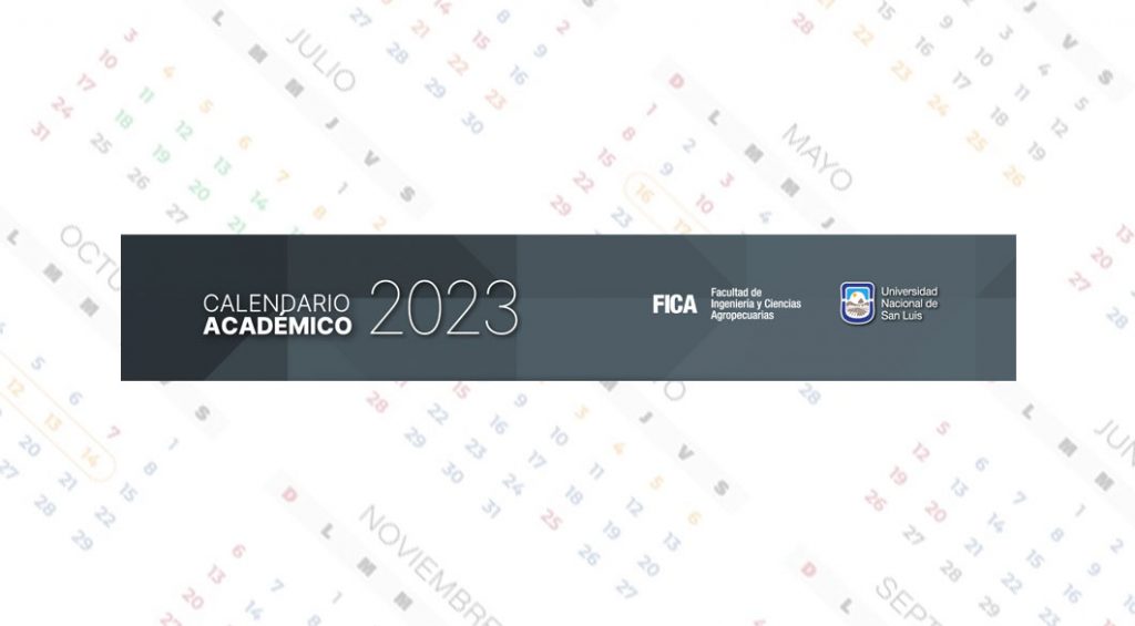 Calendario Académico 2023 de la FICA - Facultad de Ingeniería y ...